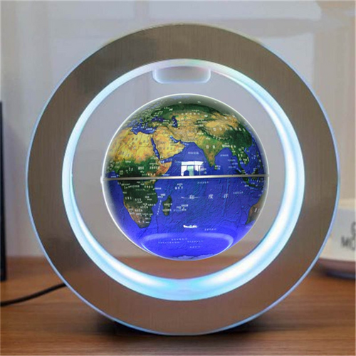 Magnetic Levitation Light World Map Floating Globe - Splendas