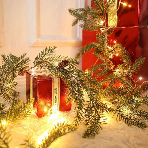 Christmas Pine Needle Pine Cone Led String Light | Splendas