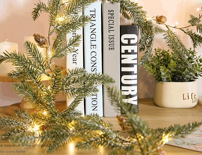 Christmas Pine Needle Pine Cone Led String Light | Splendas