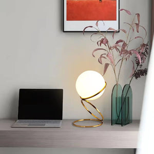 Bedside Ball Table Lamp Modern Bedroom - Splendas