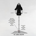 Halloween Decor Tricky Skull Screaming Scarecrow - Splendas